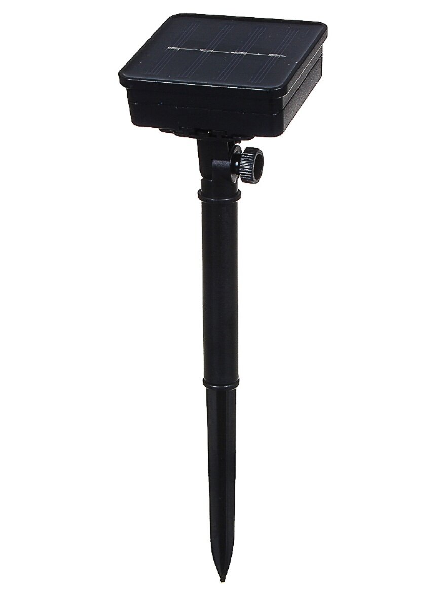 Гирлянда Inbloom на солнечной батарее Капля, 25LED, 7м, шампань, 2 реж, ПВХ зел, 2V80mA, 1.2V600mAh, 185-180