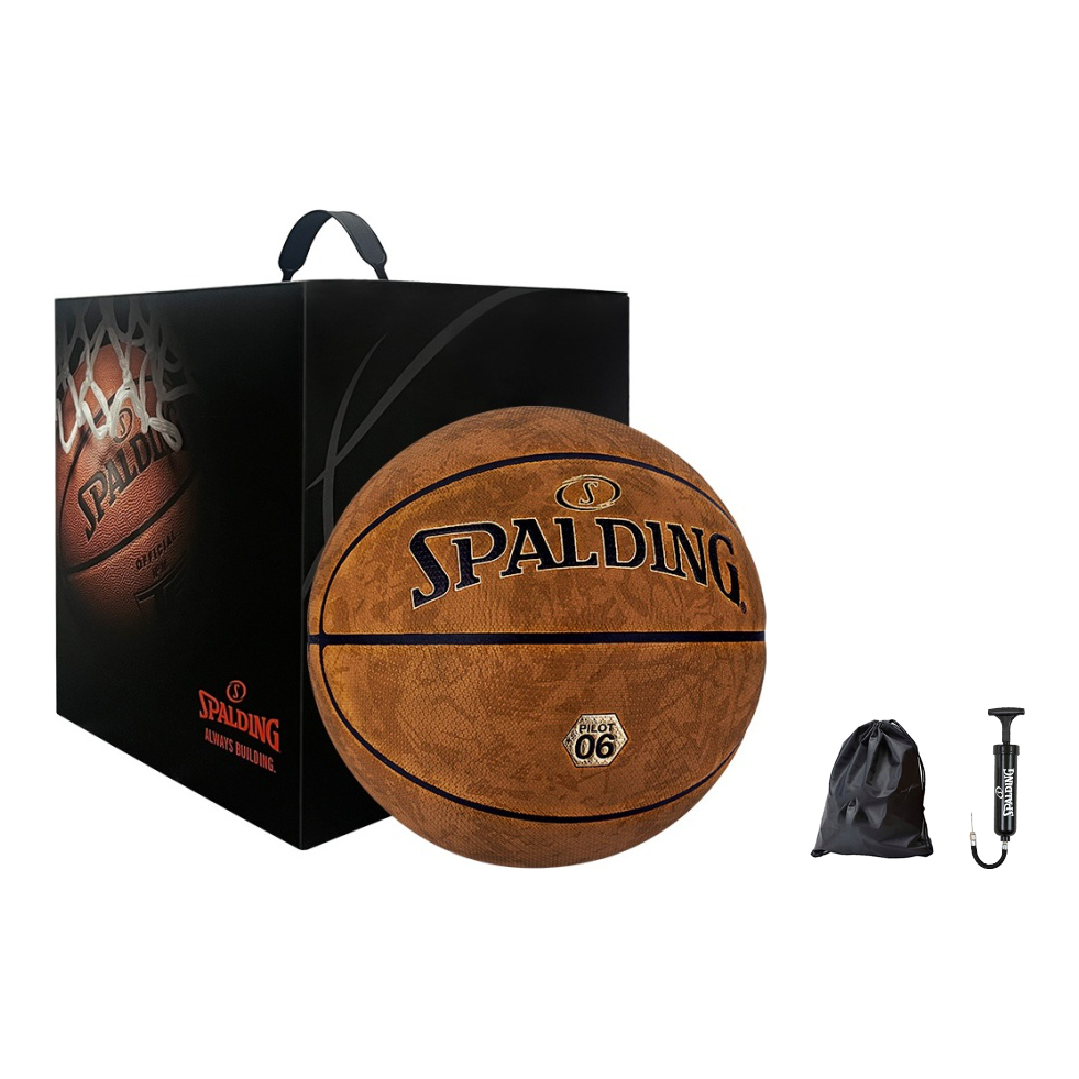Баскетбольный мяч унисекс SPALDING Pilot Collection 77 739Y PU коричневый