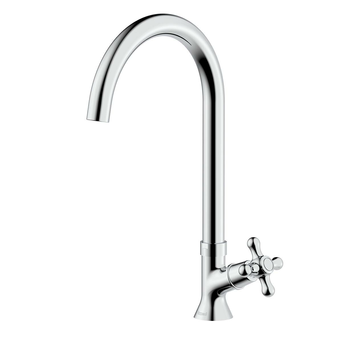 Кран для одного типа воды Rossinka H H02-60 цвет Хром