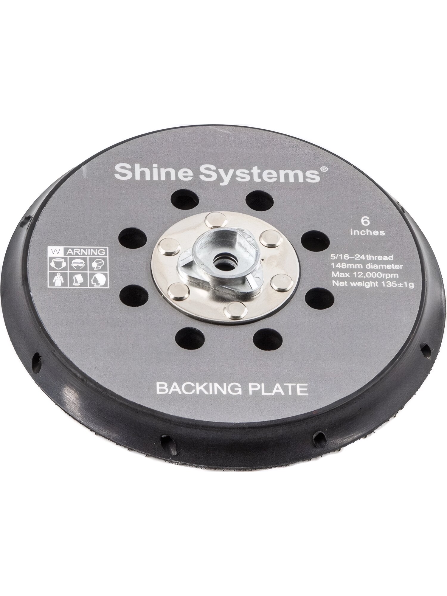 Подложка для эксцентриковой машинки, 150 мм Shine Systems Backing pad 150DA