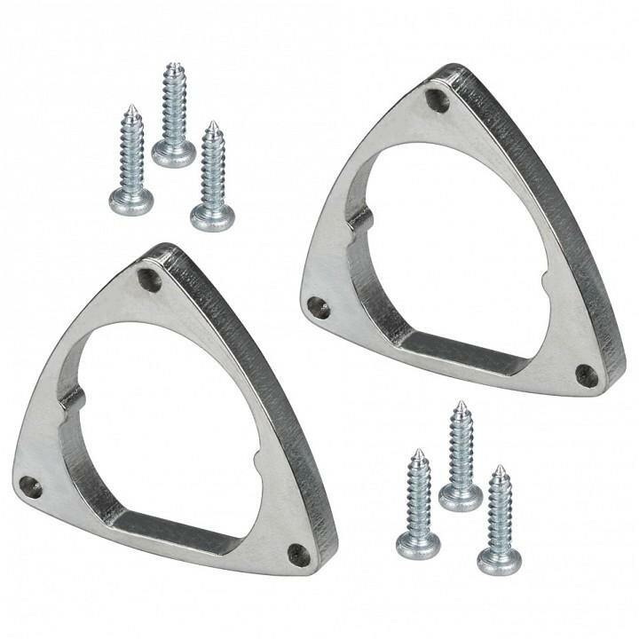 Набор скоб для встраивания профиля Arlight OVAL-SG 017269 цвет стальной