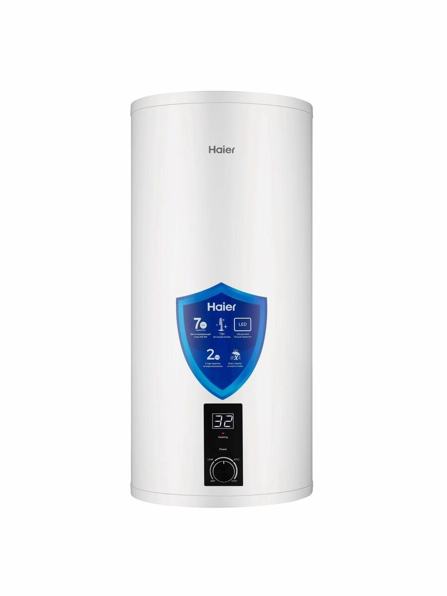 Водонагреватель накопительный нержавейка 30 л Haier ES30V-R1 INOX 2,0 кВт / Бойлер из нержавейки 30 литров электрический