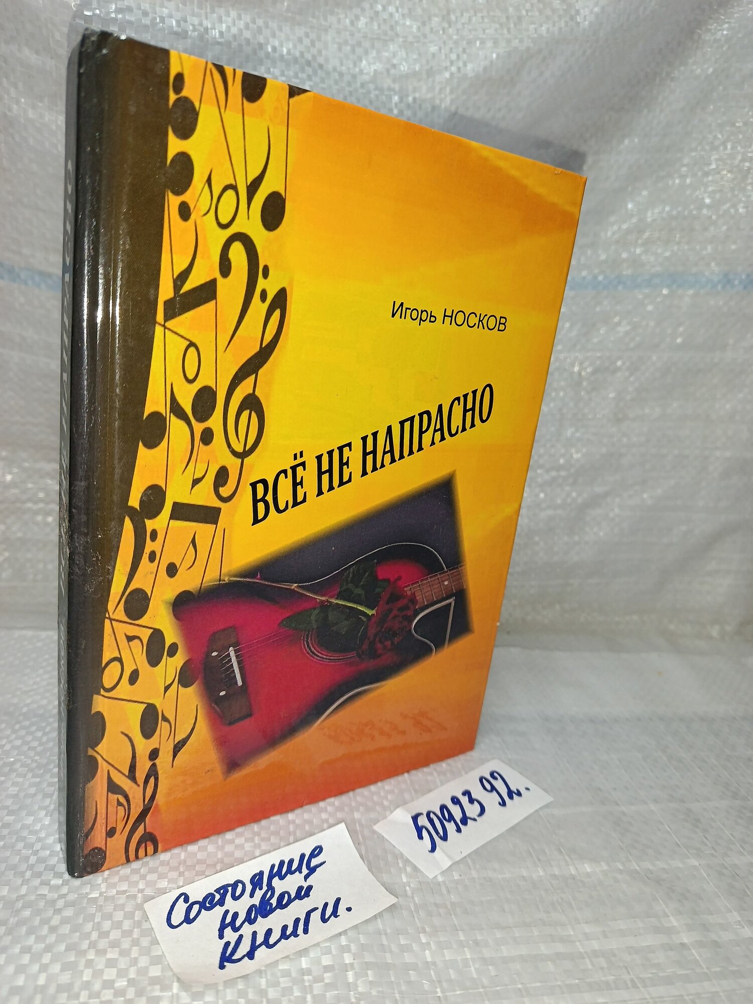 Игорь Носков. Все не напрасно. Сборник стихов. изд. г. Красноярск. 2018 г.