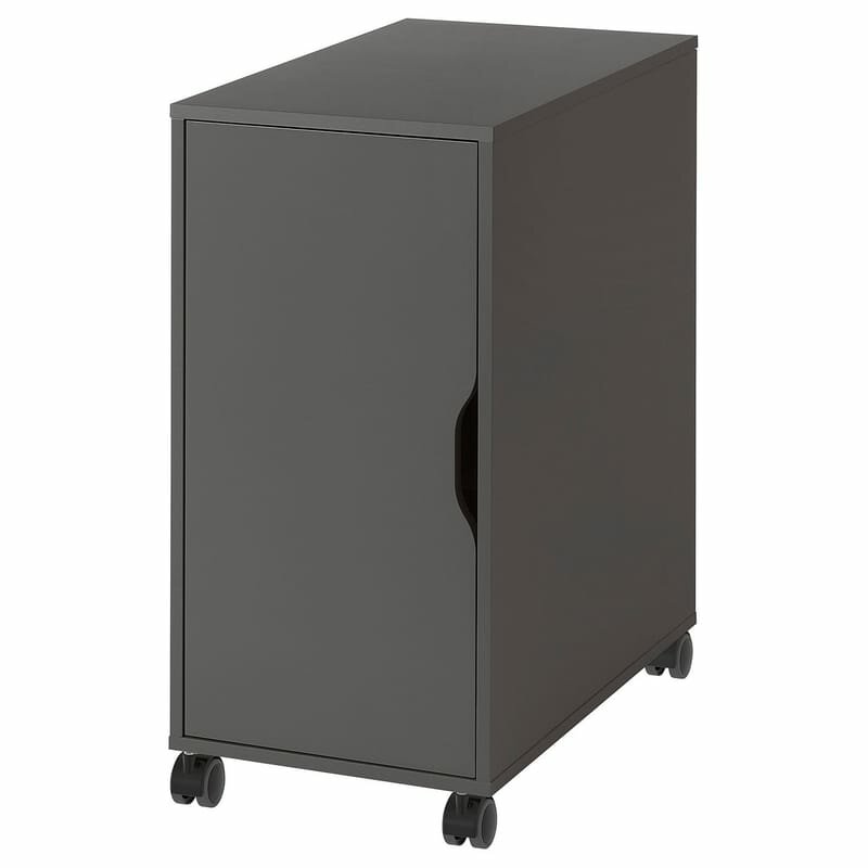 Тумба ikea alex, темно-серый черный, 36x76 см 295.826.82