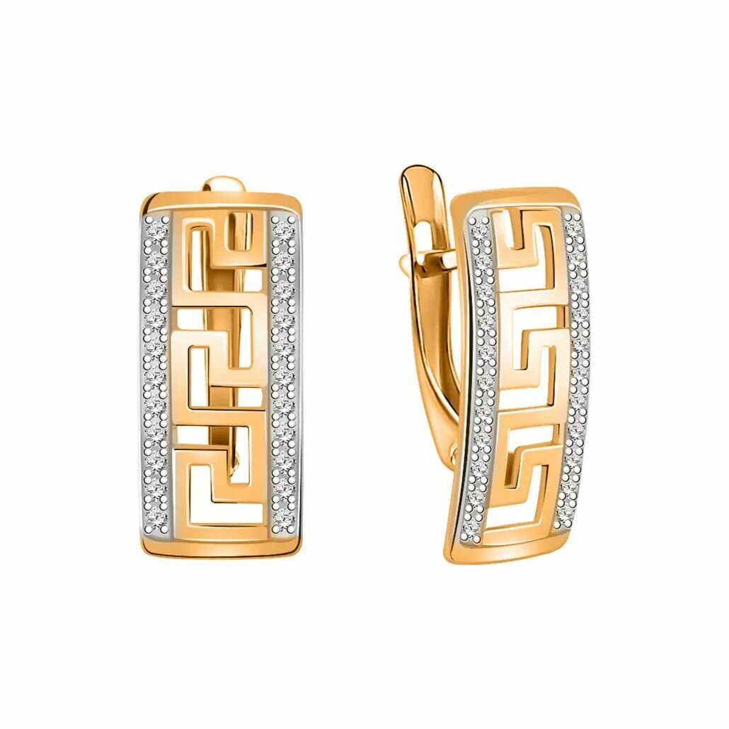 Серьги, золото, 585 проба