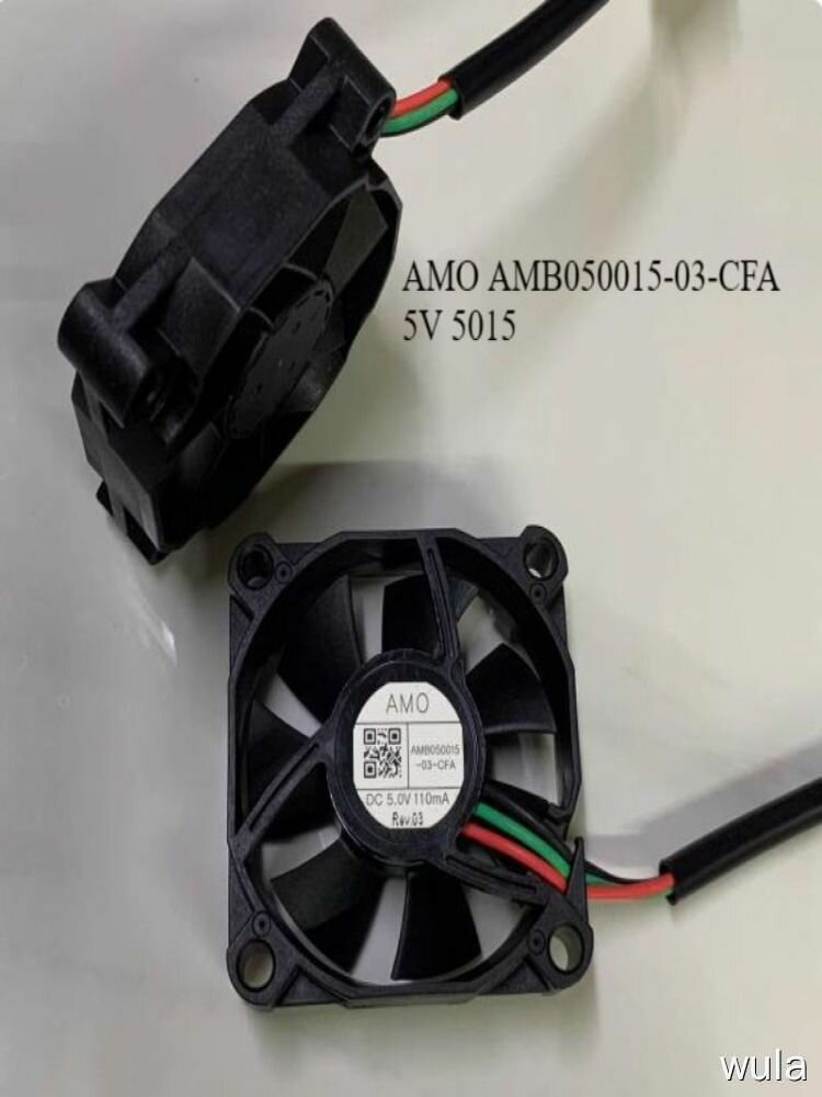 Автомобильный светодиодный вентилятор охлаждения AMO AMB050015-03-CFA 5V 5015