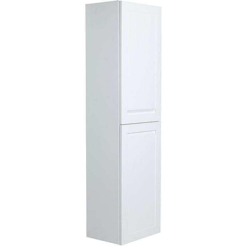 Шкаф пенал Art Max AM-Platino-1500-2A-SO-BM подвесной Белый матовый