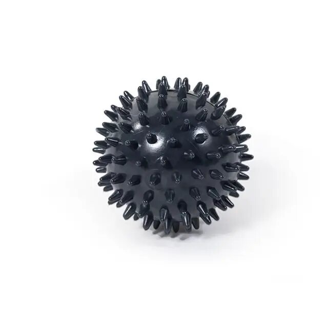 Массажный шарик QzeUpwardSpirit из ПВХ Black 7CM