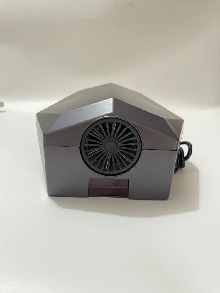 Сушилка для рук GMDQ 1600W автоматическая сенсорная настенная черная матовая — фото 1