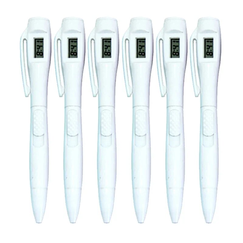 Шариковые ручки szHAIyu пластиковые синие 6 шт. white