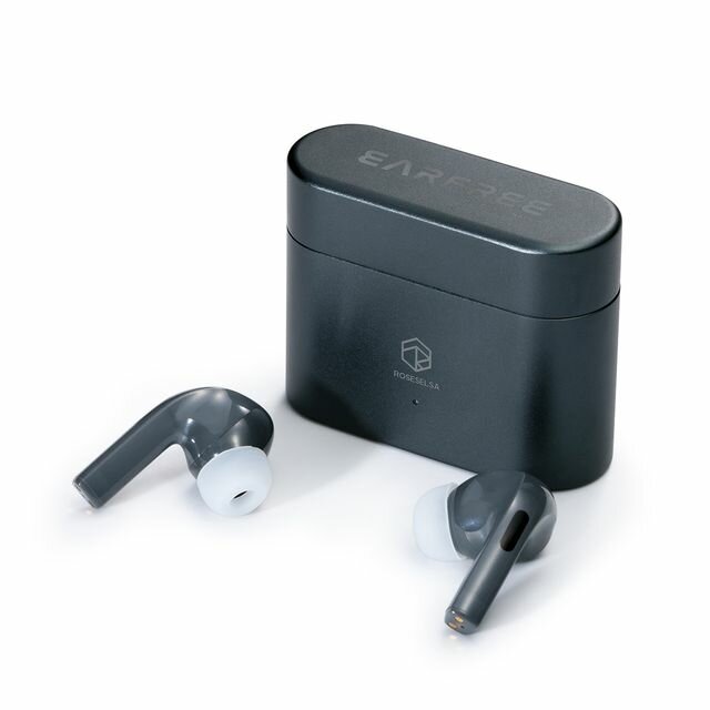 Roseselsa Наушники беспроводные с микрофоном EARFEEL i5 , Bluetooth, USB Type-C, black