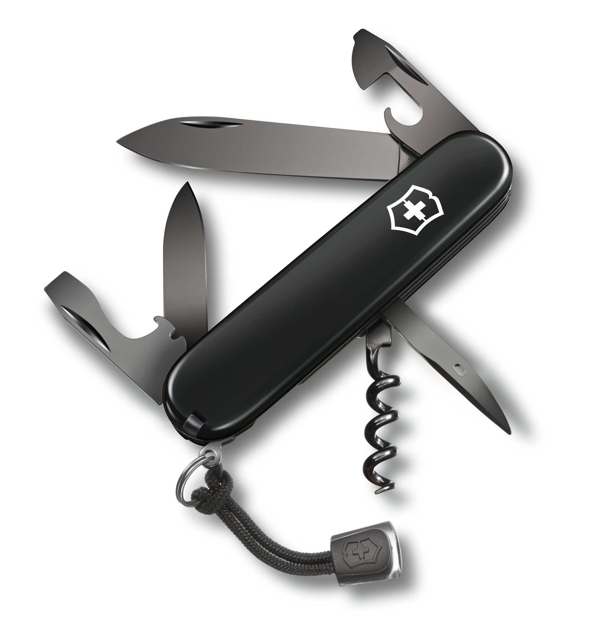 Нож перочинный Spartan Onyx Black (12 функций) VICTORINOX 1.3603.31P