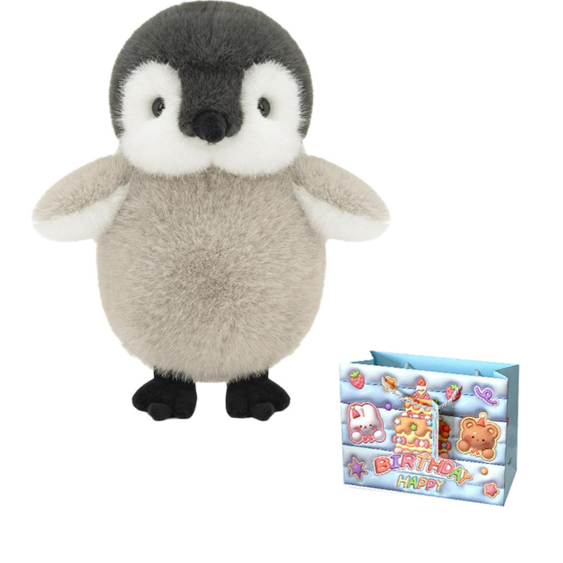Подарочная сумка унисекс YIHEGE "С Днем Рождения", 30CM EU, Penguin