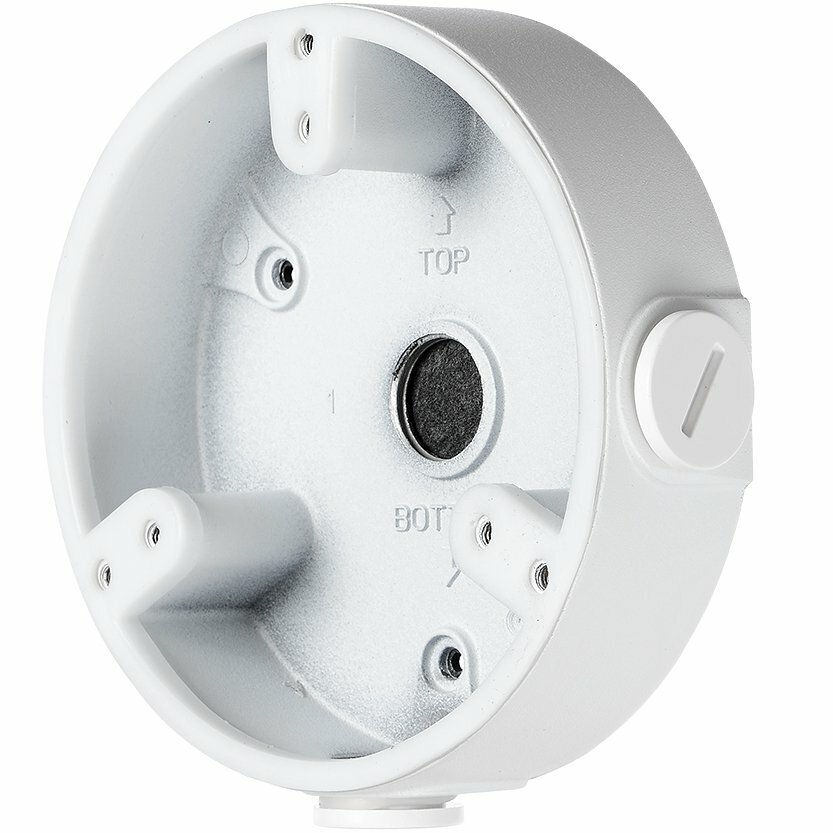 Монтажная коробка RVI-1BMB-4 White, монтаж на потолок, для камер видеонаблюдения