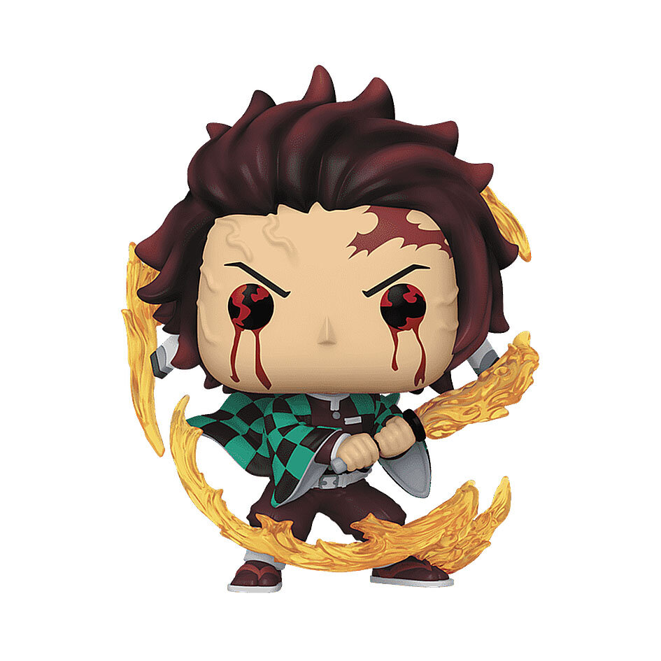 Фигурка унисекс Funko Tanjiro Sunlight Breath Chibi Figures Demon Slayer Kimetsu No Yaiba