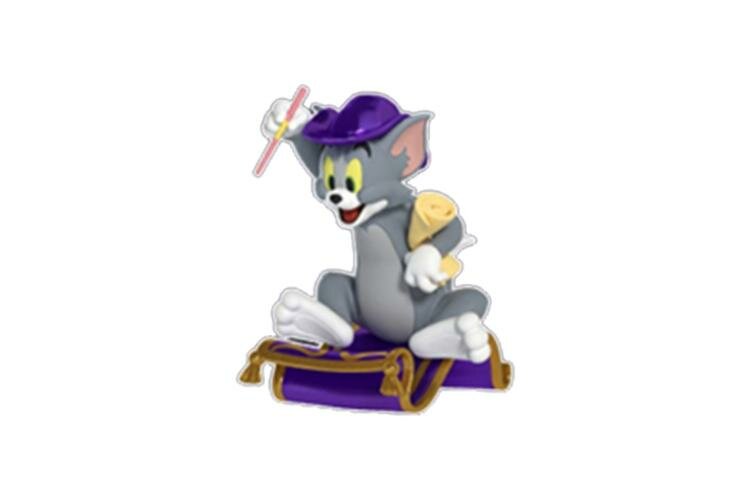 Фигурка унисекс 52TOYS Tom and Jerry Fantasy Enchanted Collection, Confirmed-Flying Magic Carpet TOM (Open)