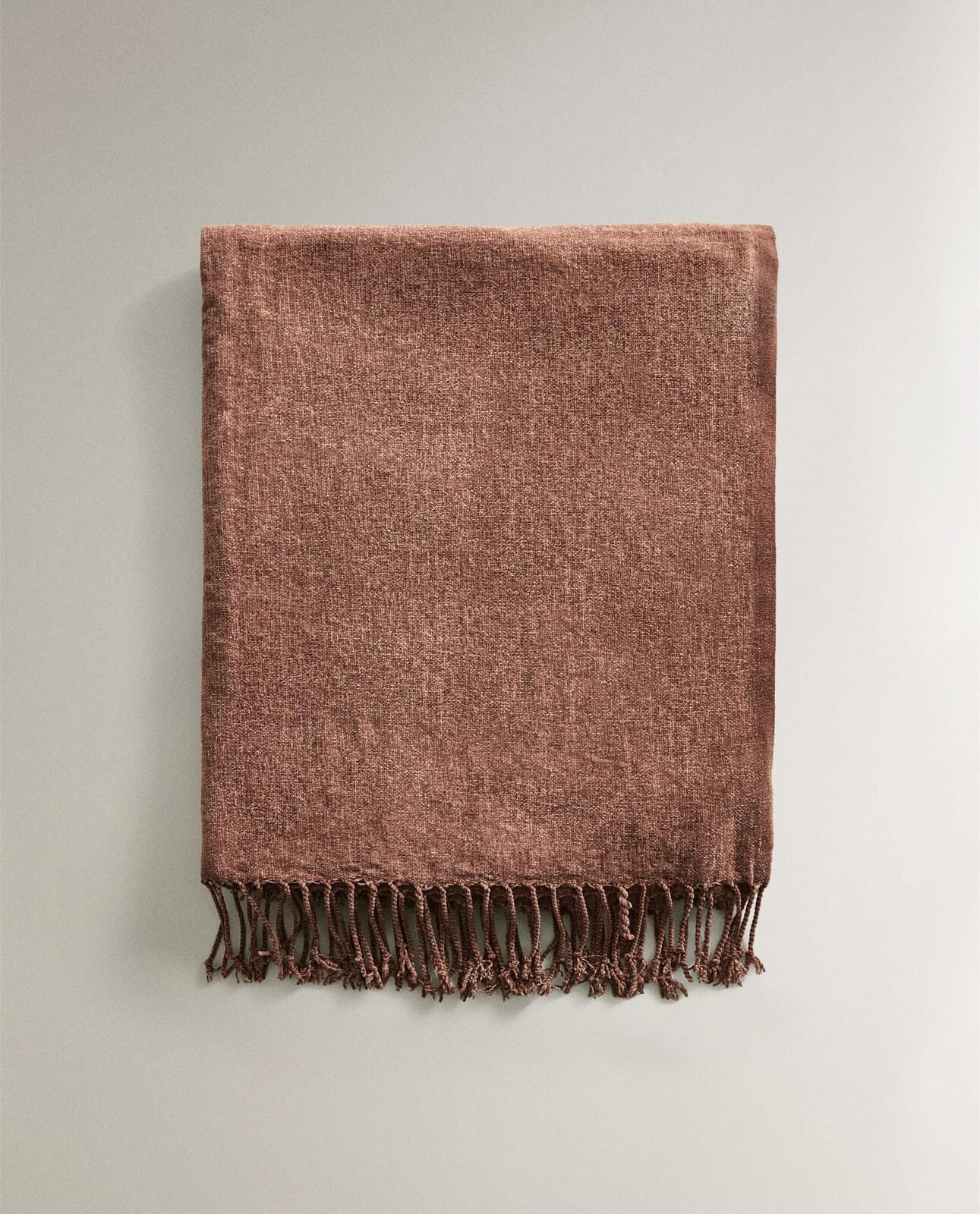 Покрывало Zara Home шенилловый плед, розовый, 140 x 190 см 2360/004/926-16