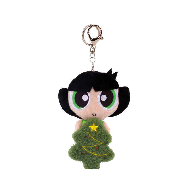 Подвеска-брелок для плюшевой игрушки унисекс HUGKIS Bubbles, Fuzzy, Floral Fuzzy-Christmas Trees[Screen Ornaments/Charm]