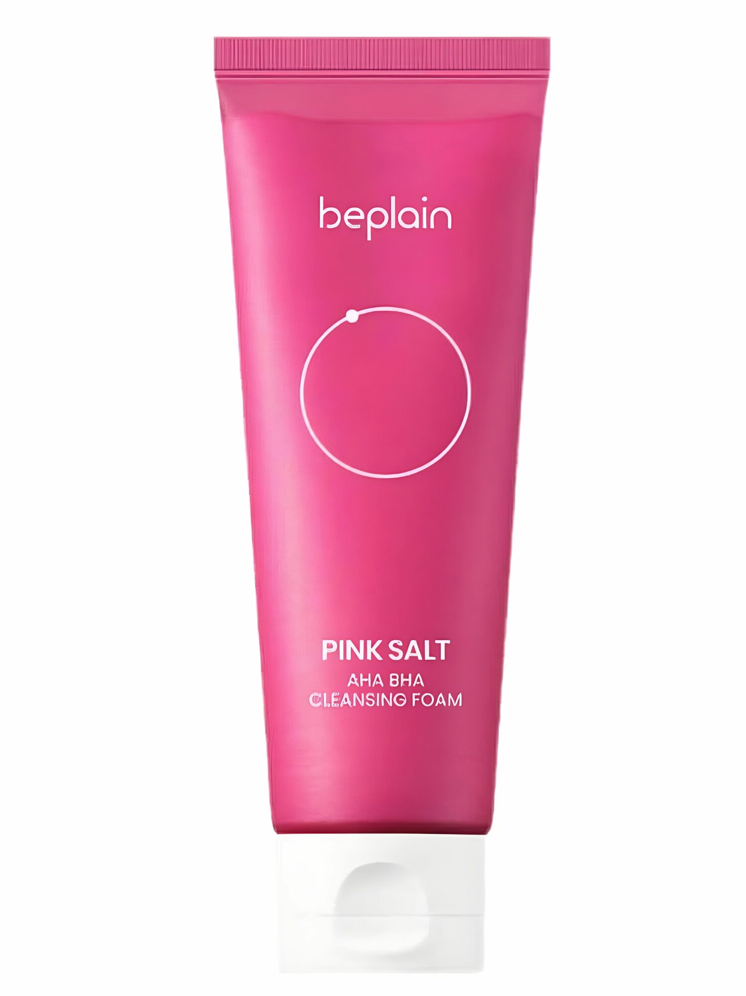 Be Plain / Капсульная пенка для умывания с розовой солью Pink Salt AHA BHA Cleansing Foam, 120 мл