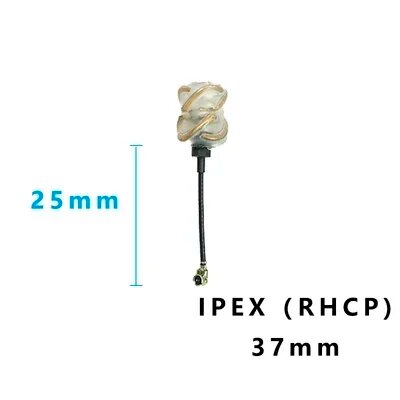Антенна Maple Light 1S Lollipop, 5.5-6 ГГц, UFL, 37/42/52 мм для Indoor Tiny Whoop 37mm
