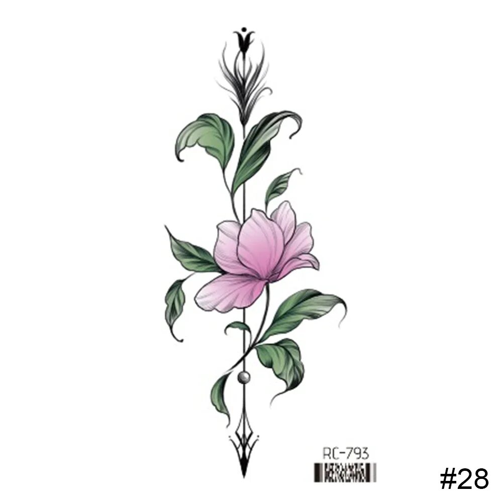 Временные татуировки Black Rose