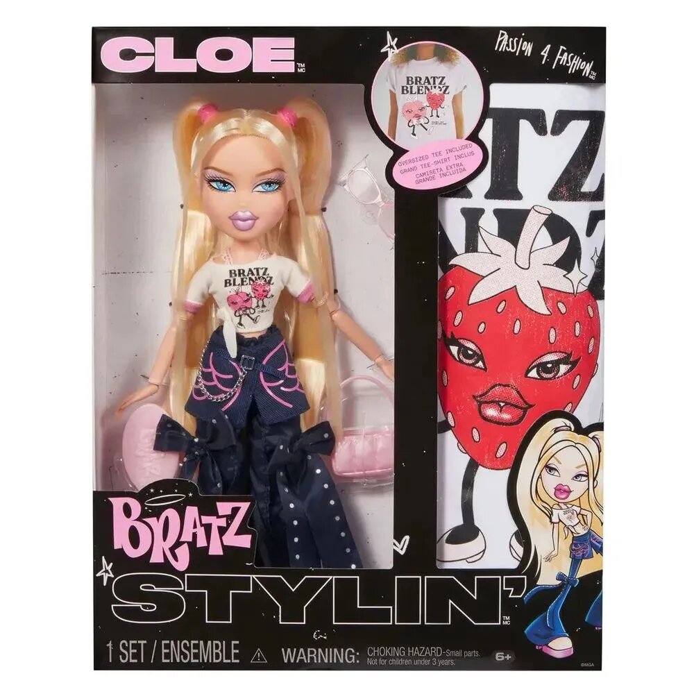 Кукла Bratz Stylin' Cloe - Коллекционная модная кукла Cloe Хлоя с аксессуарами - Братц 544869