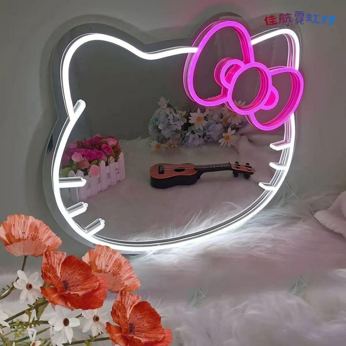 Ночник "Hello Kitty" Keeppley вогдаль, розовый, LED, 3D-подсветка