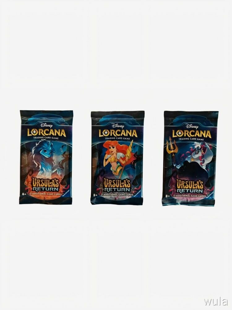 LORCANA/3 пакетиков карты Ursula's Return Английская версия/36 карточек