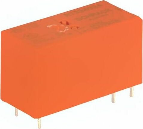 Реле электромагнитное TE Connectivity RT334024, SPST-NO, Uобмотки 24ВDC, 16A/250ВAC, IP40