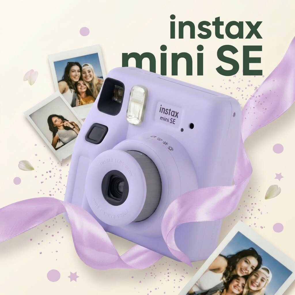 Фотоаппарат моментальной печати FUJIFILM Instax Mini 12 SE, Lavender
