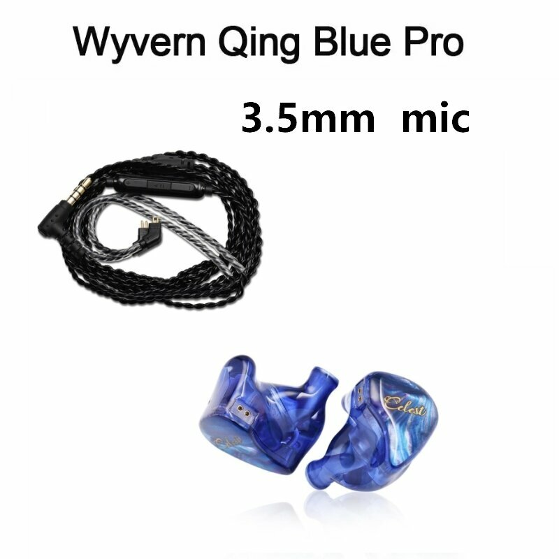 Kinera Celest в ухо хифи проводные наушники с микрофоном 3.5mm IEM наушники Wyvern Qing бас стерео игр наушники