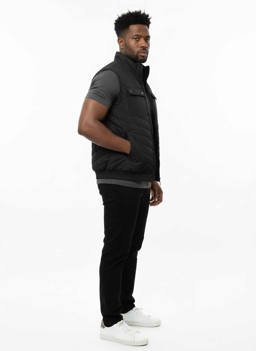 Жилет hitclub, размер 52-54, черный — фото 1