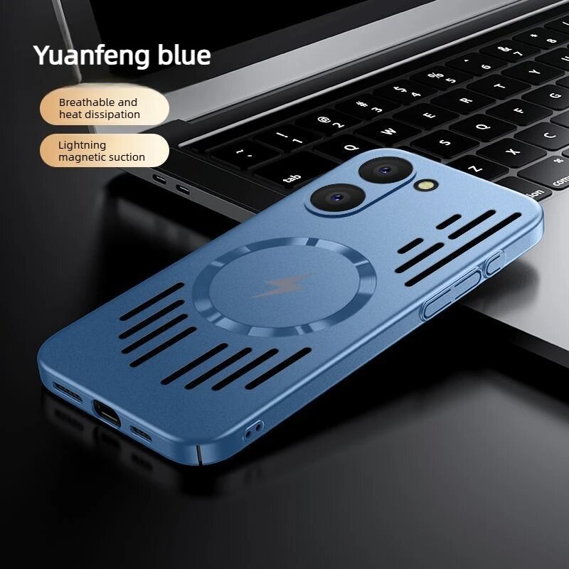 Роскошный Металлический Чехол-кошелек С Эффектом Отвода Тепла Для Xiaomi Синий, Blue, POCO X8 Pro