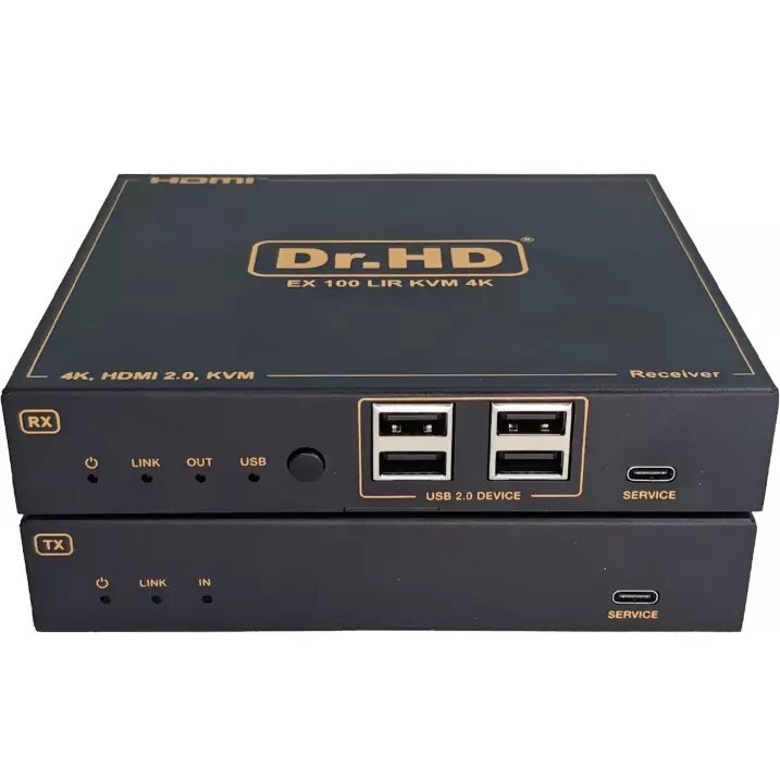 Передача по витой паре HDMI Dr.HD 005007023 (RX) EX 100 LIR KVM 4K