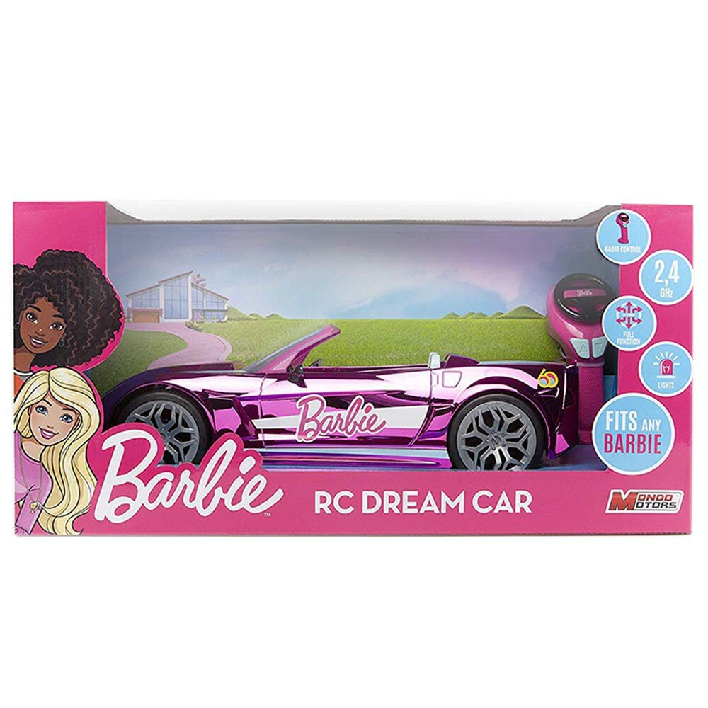 Радиоуправляемый автомобиль Mondo Motors Barbie "Dream Car", для детей от 3 лет