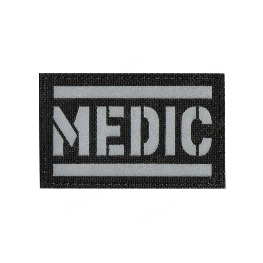 Светоотражающая нашивка Medic, 8x5 см, серый