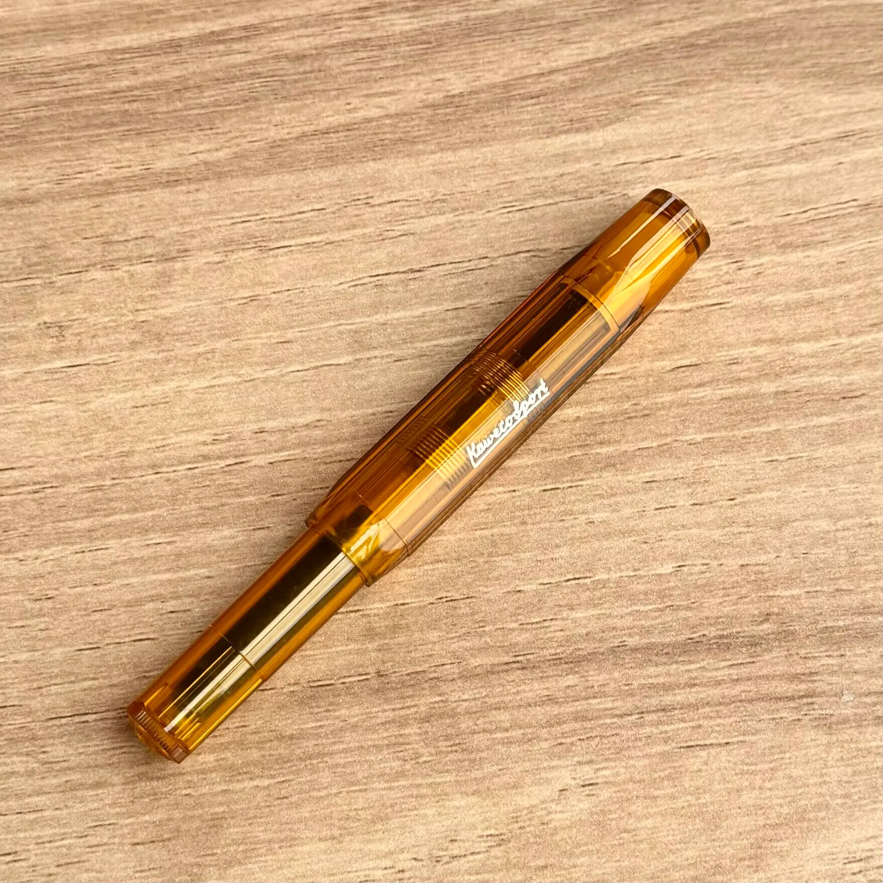 Перьевая ручка KAWECO Limited Edition Gold-Copper Mingjian-ef, Cognac brown