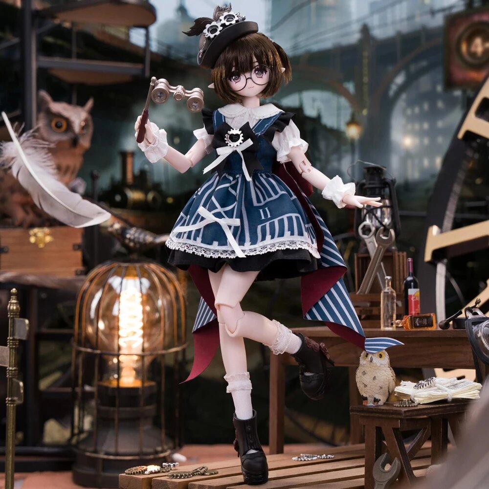 XiDonDon COME4FREE Minty Feather Mist Poetry 1/6 BJD Кукла-сюрприз Темно-синий, STELLA