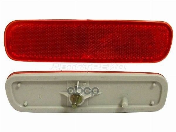 Катафот правый в задний бампер для Toyota Land Cruiser 100 1998-2007, Тойота Ленд Крузер 100 катафот правый в задний бампер SAT ST-212-2912R, oem 8191060110