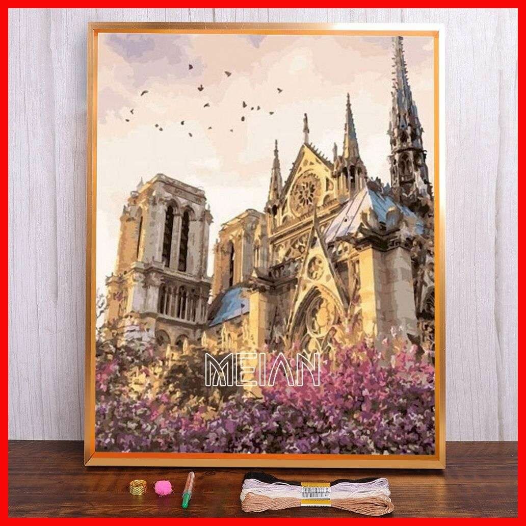 MEIAN Набор для вышивания,30x40CM,11CT,40 цветов