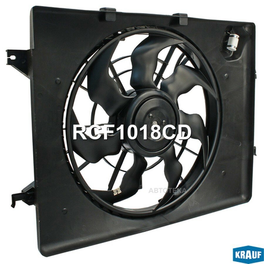 Вентилятор охлаждения KRAUF RCF1018CD KIA Optima 2010-2015/ HYUNDAI Sonata VI 2009-2014/ HYUNDAI Grandeur V 2011-/