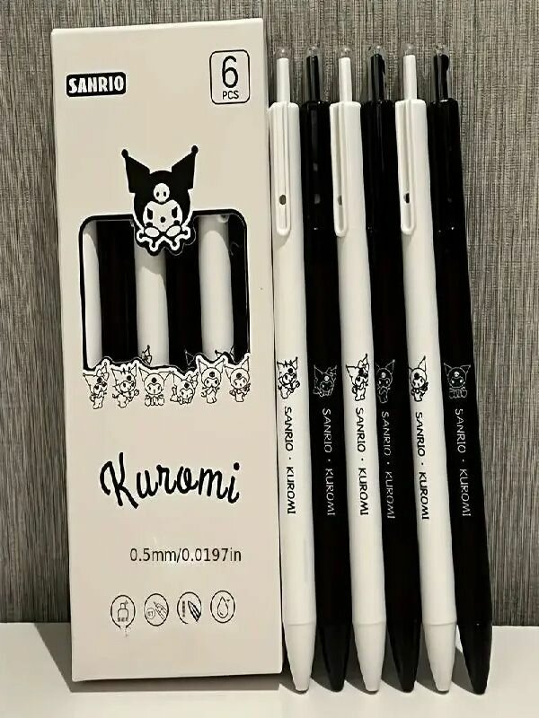 Ручка Шариковая, Гелевая, 6 шт. набор ручек для письма
