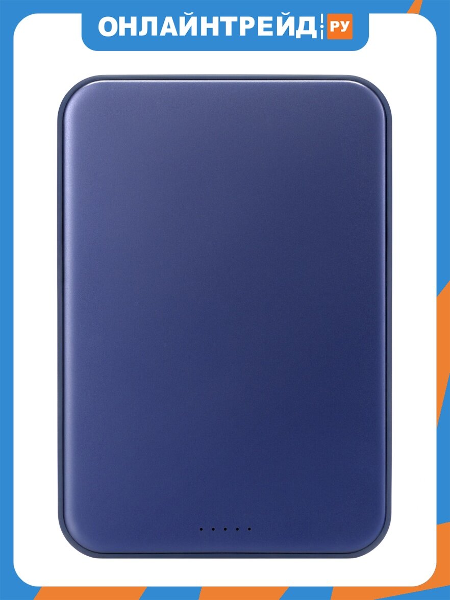 Внешний аккумулятор Ubear Strike 10 000 mAh, Qi2.2, темно-синий