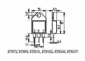 КТ 8101 А транзистор — фото 1