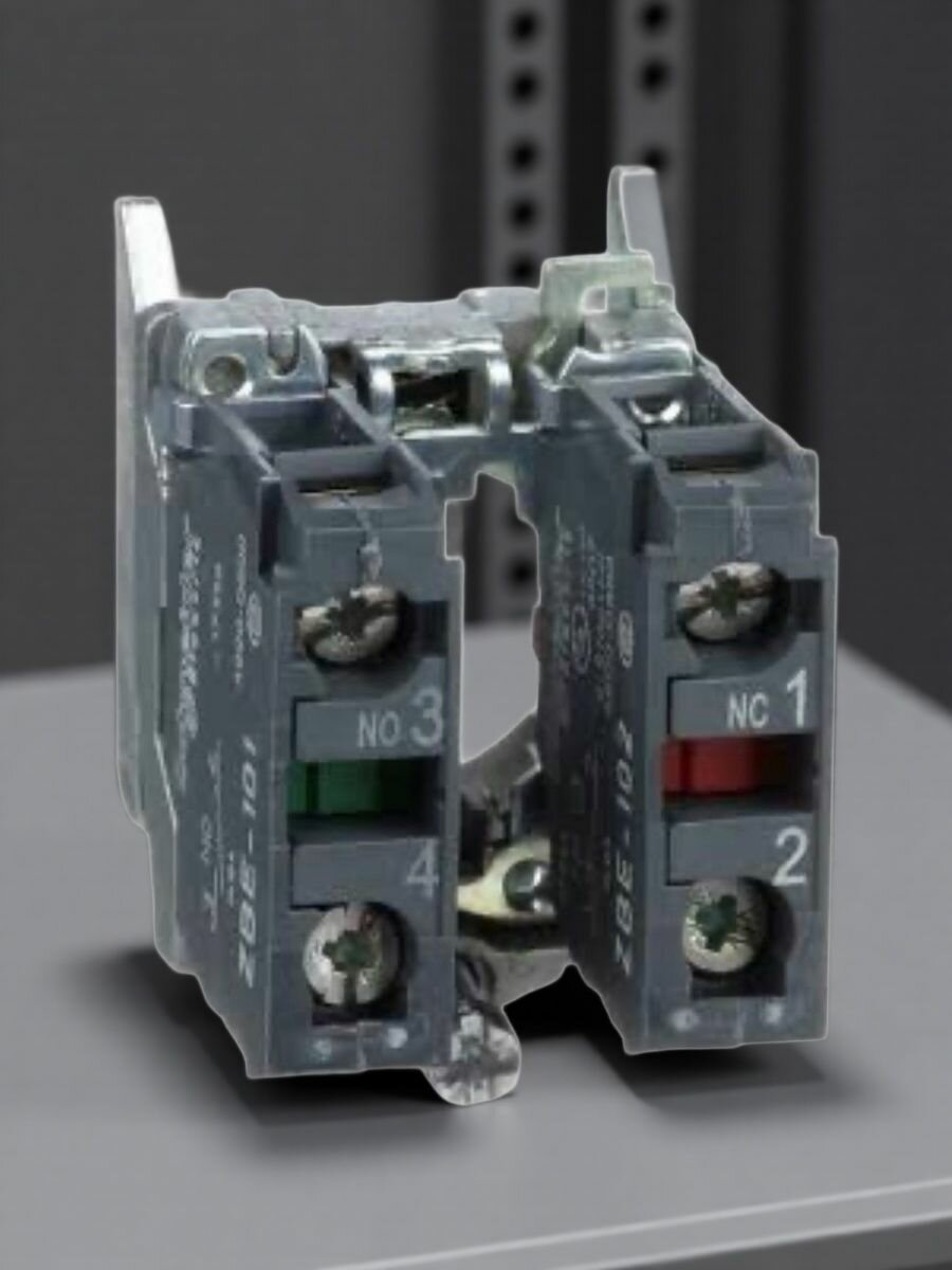 ZB4BZ105; XB4 Контактная часть двойной кнопки XB4 но+НЗ контакт Schneider Electric