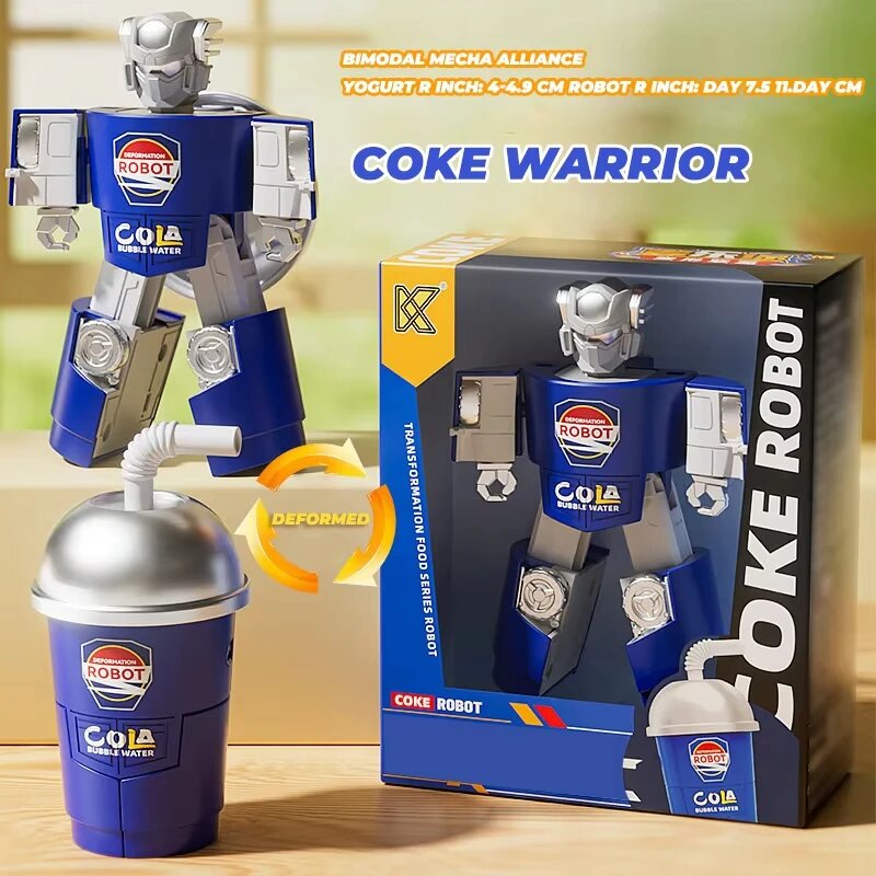 Робот-трансформер Coke Warrior, Синий