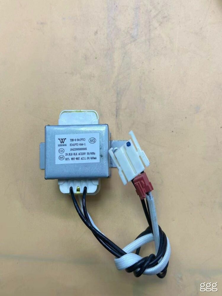 Трансформатор TDB-6-B4-PTC 11В AC220V 50/60Гц, выход 11В/400мА, для кондиционера