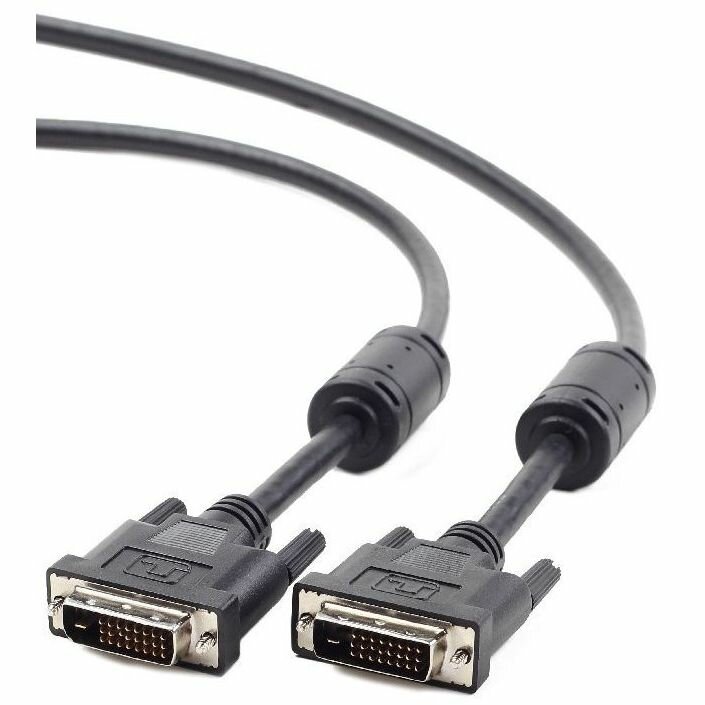 Видеокабель Cablexpert CC-DVI2-BK-10M 10м DVI чёрный