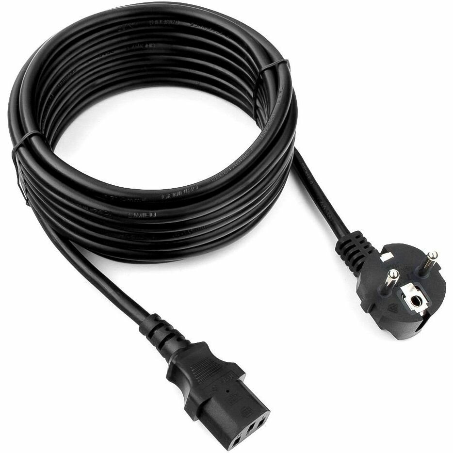 Кабель питания Cablexpert PC-186-1-5M 5м Schuko чёрный