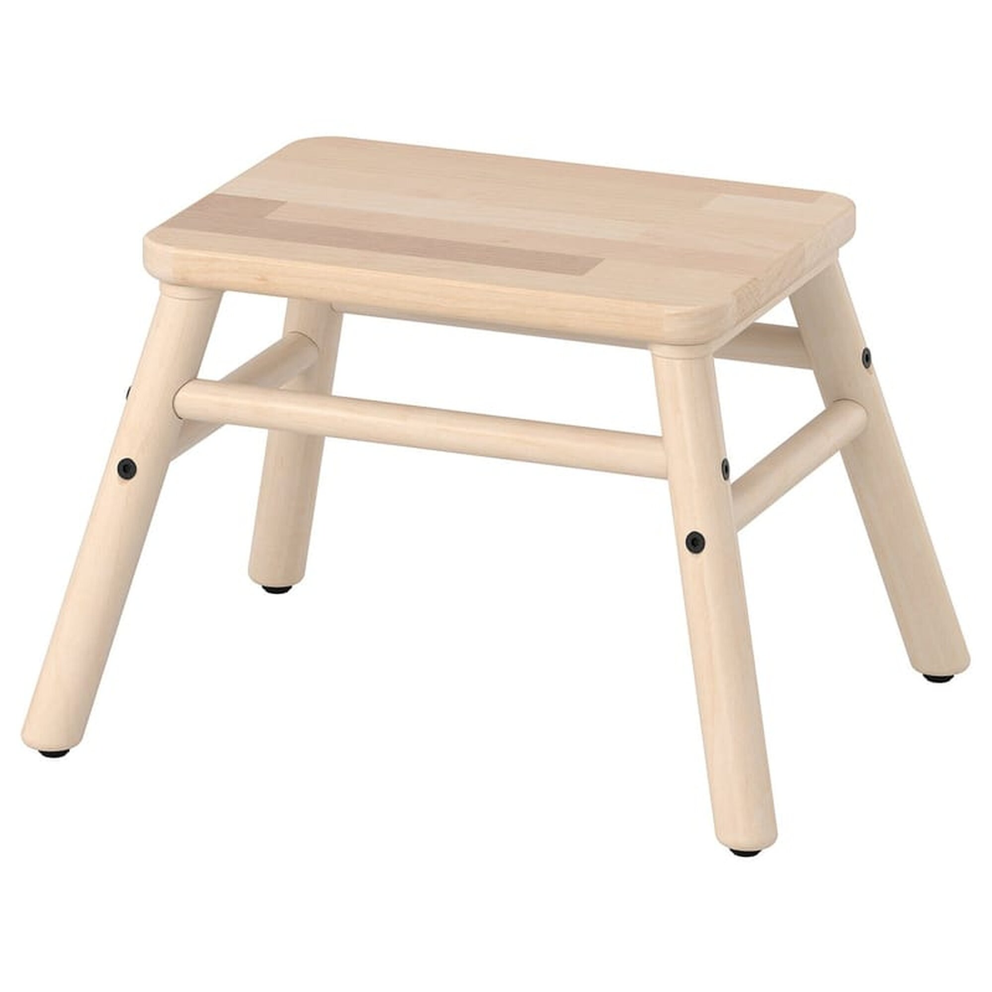 Табурет-ступенька IKEA VILTO 603.444.53, береза, лакированный, для ванной, 38х36х43 см